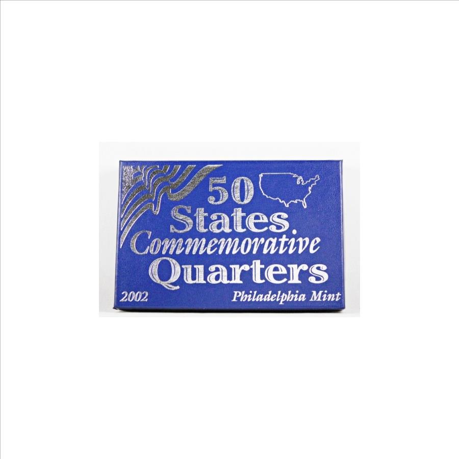 2002 Commemorative State Quarters*Philadelphia Mint*Custom Holder and ...