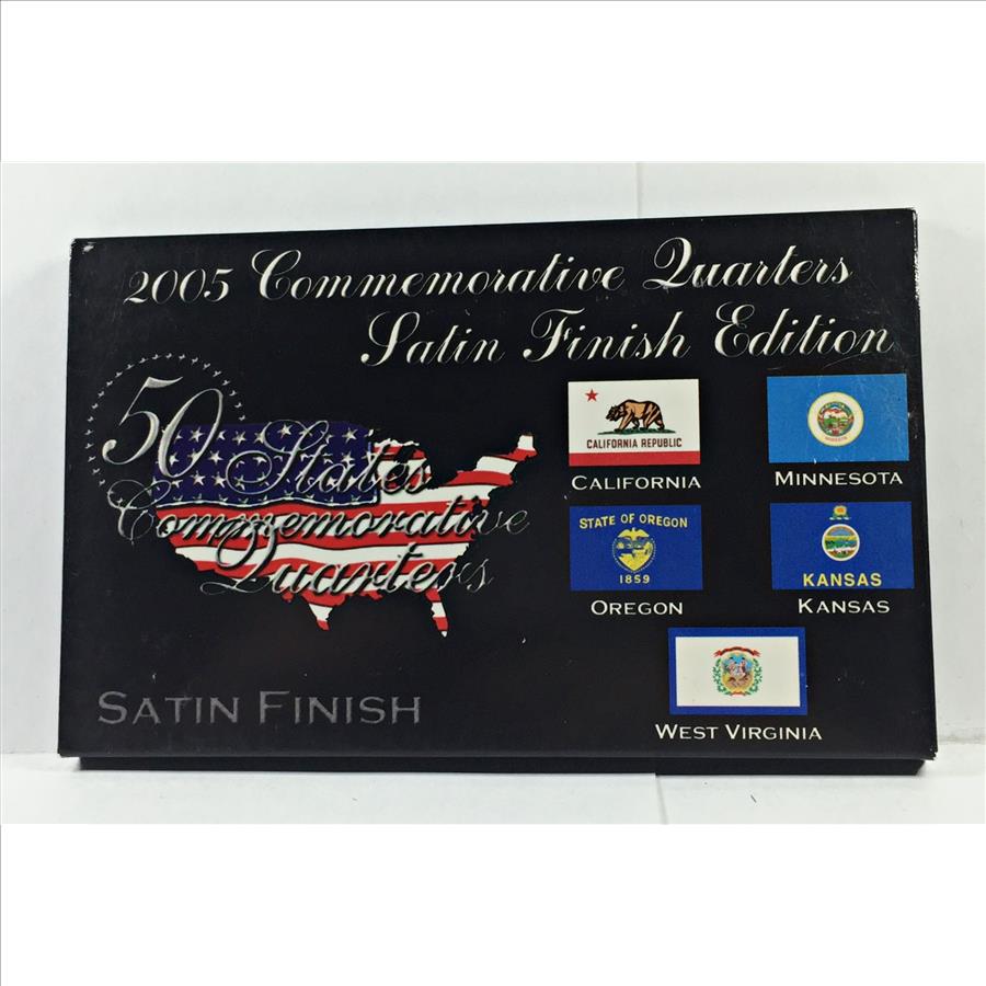 2005 Philadelphia Mint Satin Finish Commemorative State Quarters*In ...