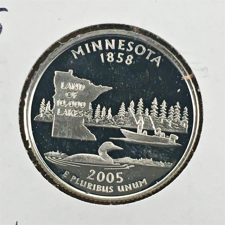 2005-S Silver Proof Minnesota Commemorative Quarter*DCAM | Property Room