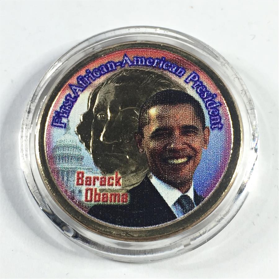 2007 Colorized Commemorative Washington Presidential Dollar Honoring ...