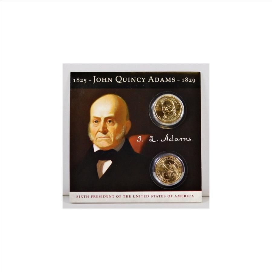 2008-P & D John Quincy Adams Commemorative Presidential Dollars ...