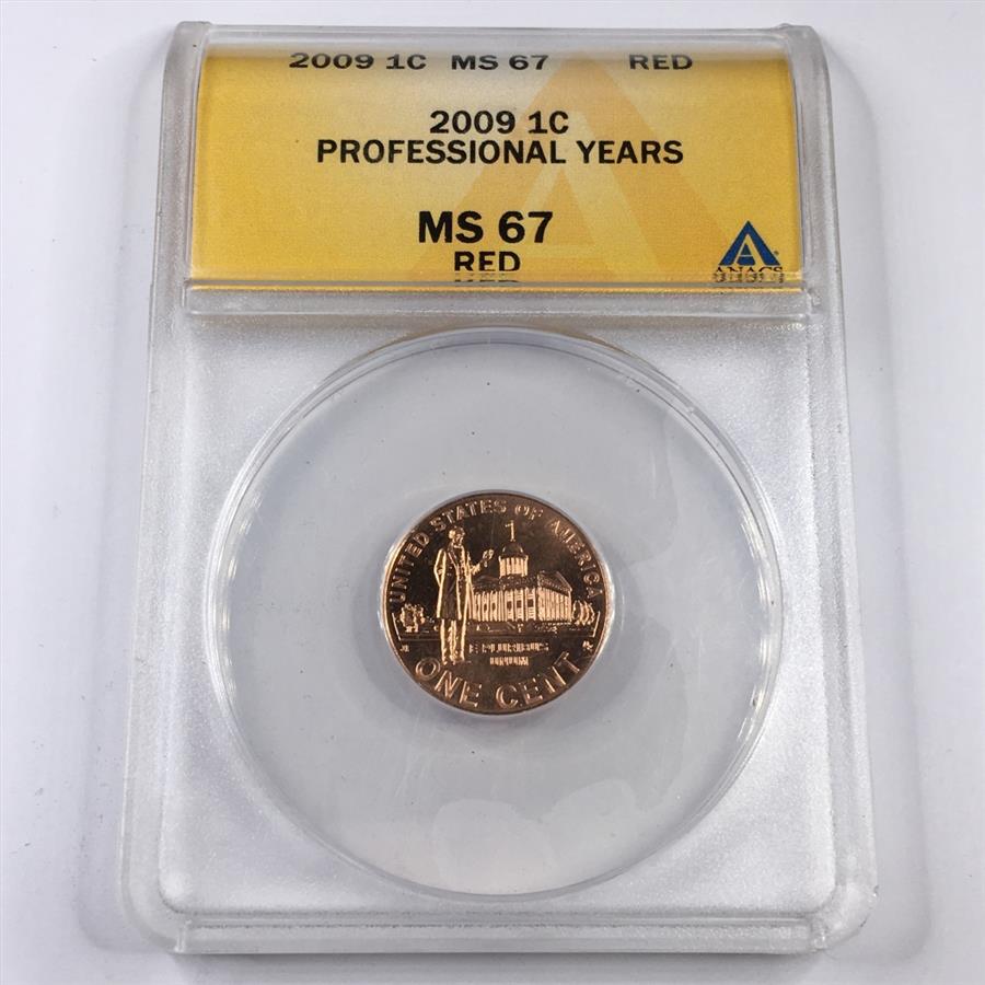 2009 Lincoln Head Professional Years Commemorative Cent*Graded MS67 RED ...