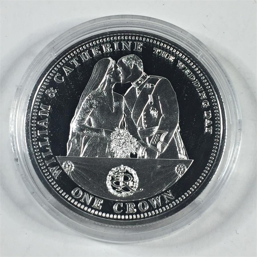 2014 Tristan da Cunha Silver Layered Proof Commemorative One Crown Coin ...