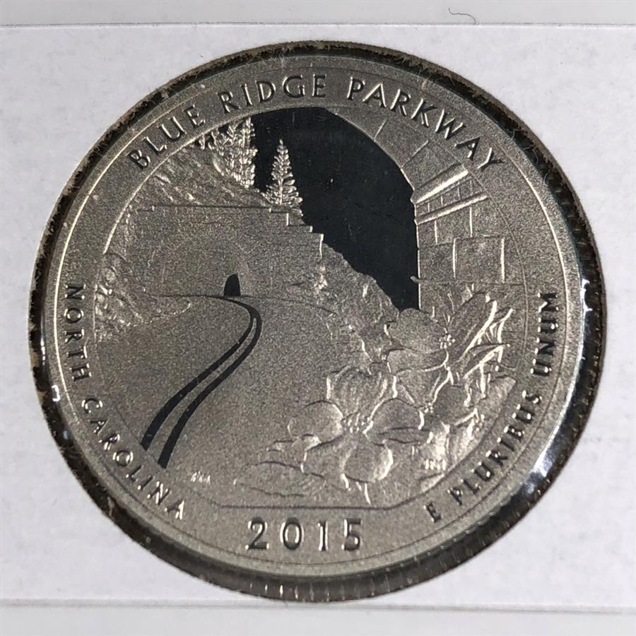 2015-S Proof Silver America the Beautiful*Blue Ridge Parkway ...