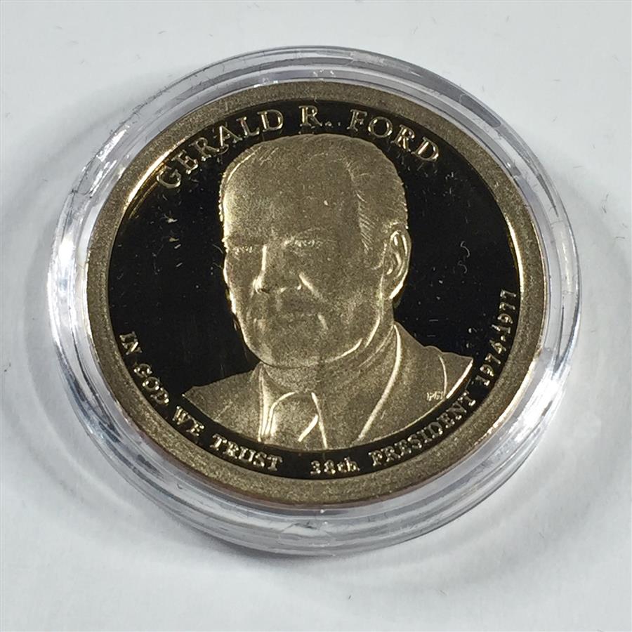 2016-S Proof Gerald R. Ford Commemorative Presidential Dollar*DCAM*In ...