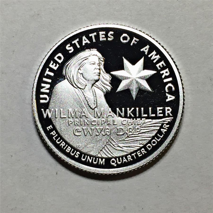 2022-S Proof Silver Wilma Mankiller Commemorative Quarter*DCAM ...