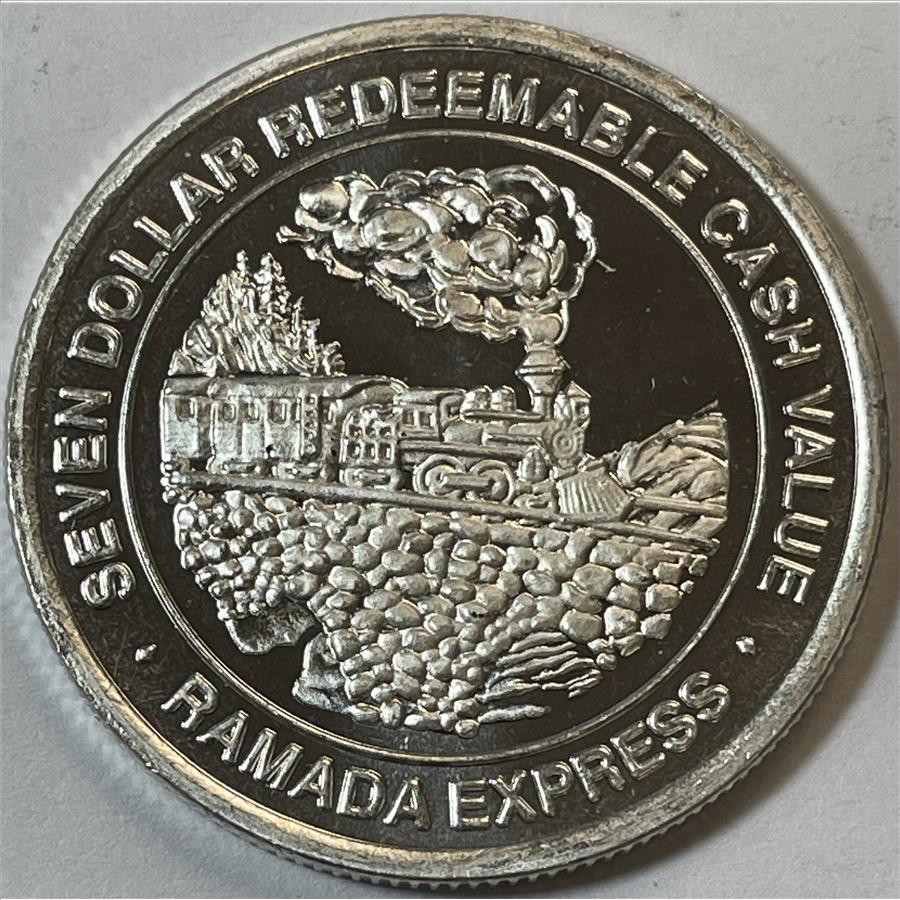 .999 Fine Silver Ramada Express - Train - Laughlin, NV - .80 oz Silver ...