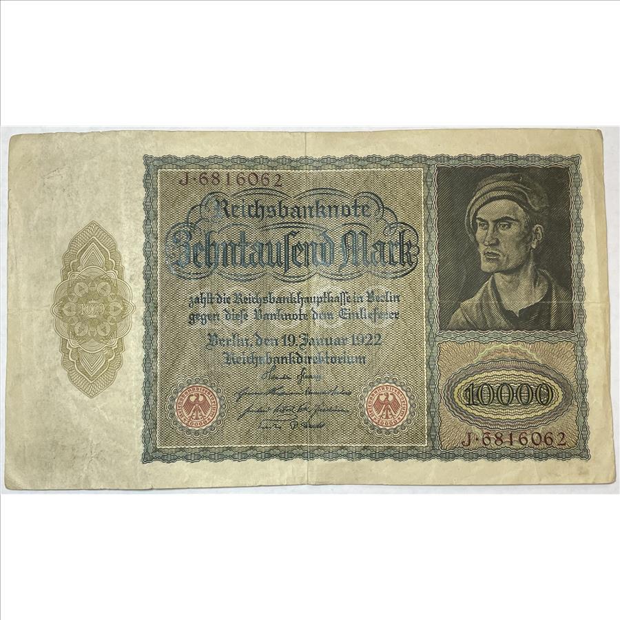 1922 Germany 10,000 Mark Reichsbanknote | Property Room