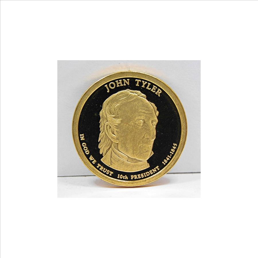 2009-S Proof John Tyler Commemorative Presidential Dollar ($1 ...