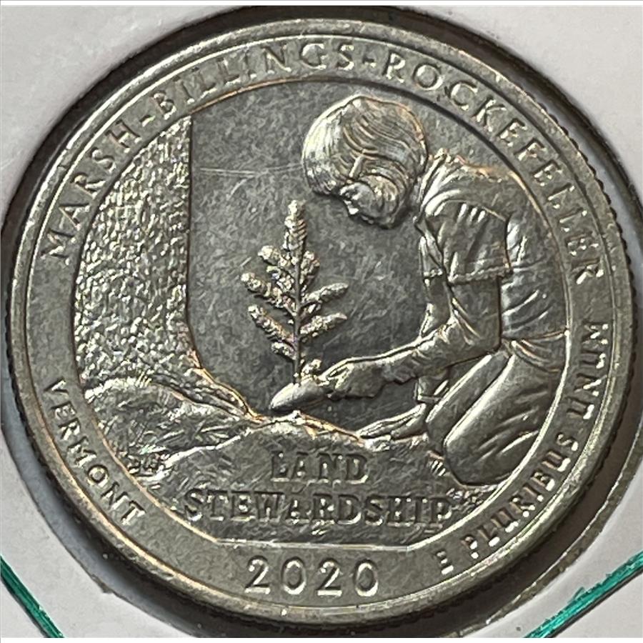 RARE 2020-W V75 Privy Marsh-Billings-Rockefeller West Point Minted ...