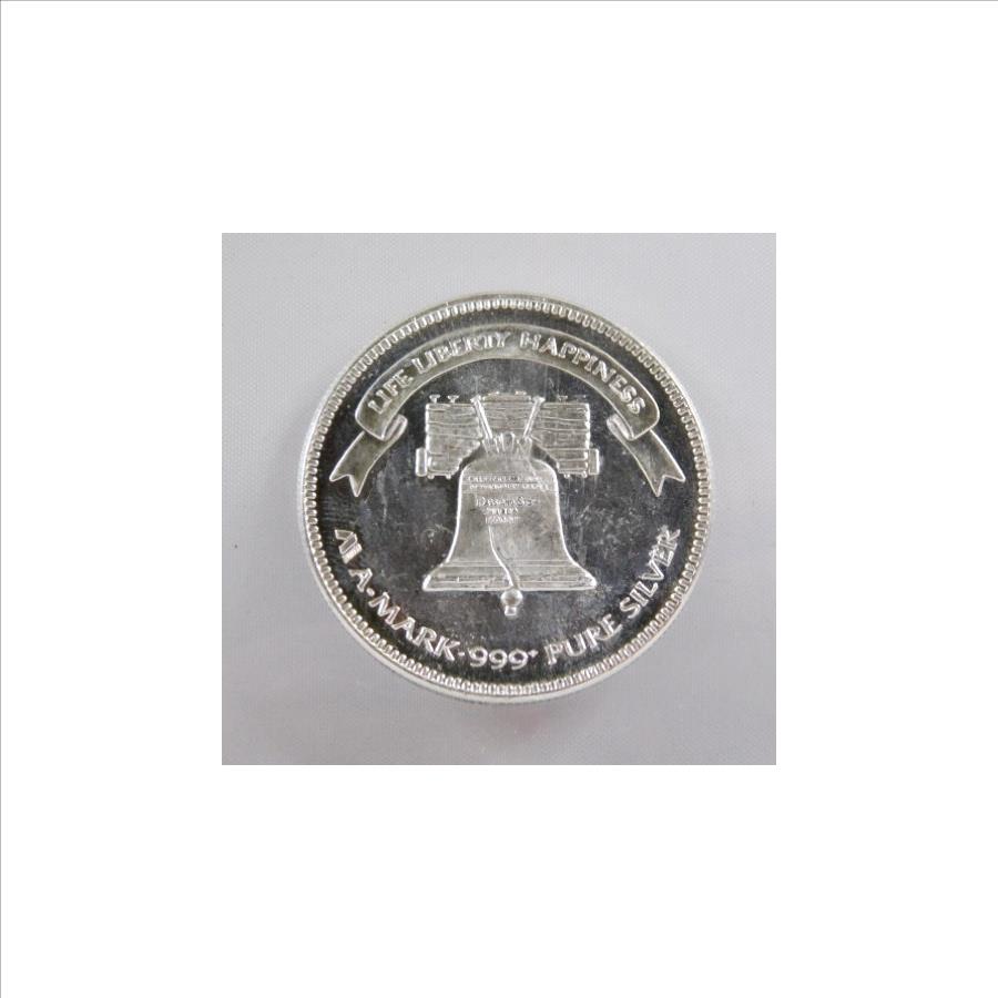 .999 Fine Silver 1985 1 Oz. Liberty Bell Round | Property Room
