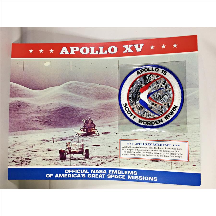 APOLLO XV (Scott-Worden-Irwin) NASA Space Mission Emblem Patch*Encased ...
