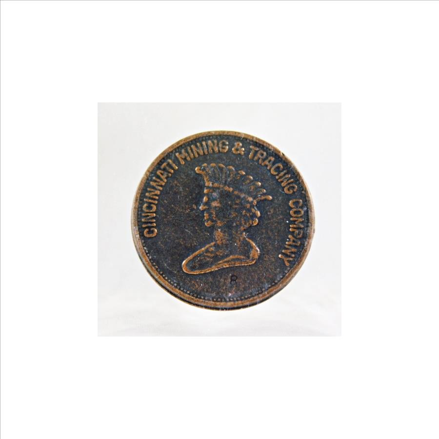 Cincinnati Mining & Tracing Co. $20.00 Spurious Piece for 1849 Trading ...