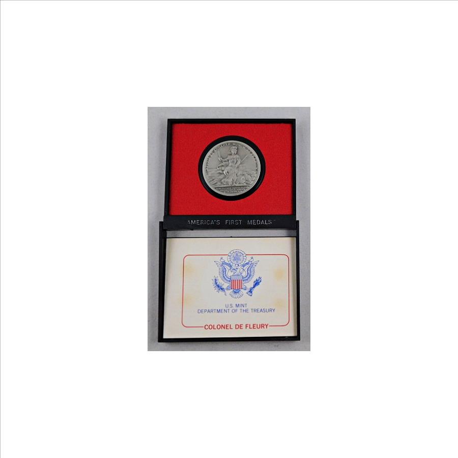 Colonel De Fleury - America's First Medals Series - U.S. Minted Pewter ...