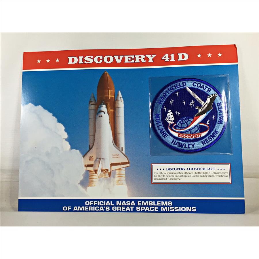 DISCOVERY 41D (Discovery's Maiden Voyage) NASA Space Mission Emblem ...