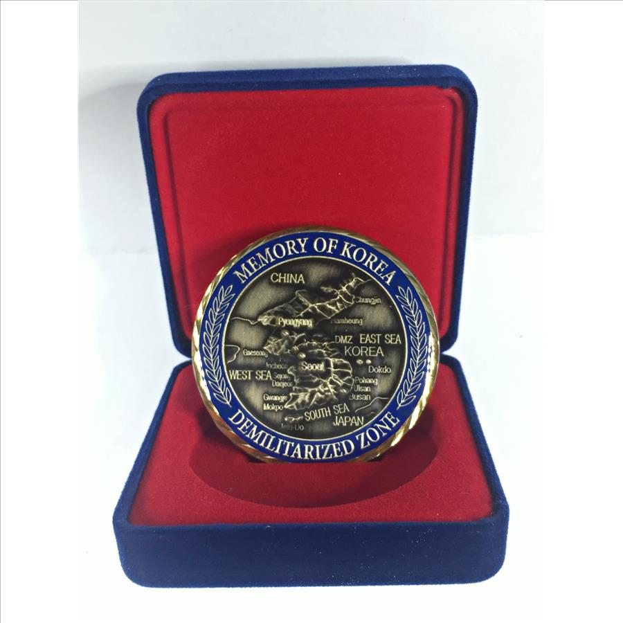 DMZ Commemorative of Visit Medallion*Memory of Korea Demilitarized Zone ...