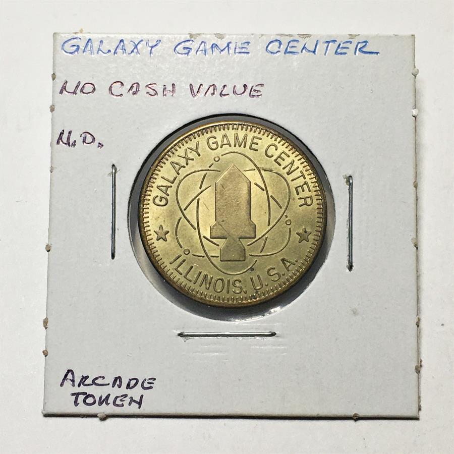 Galaxy Game Center Arcade Token*Brass*25mm | Property Room