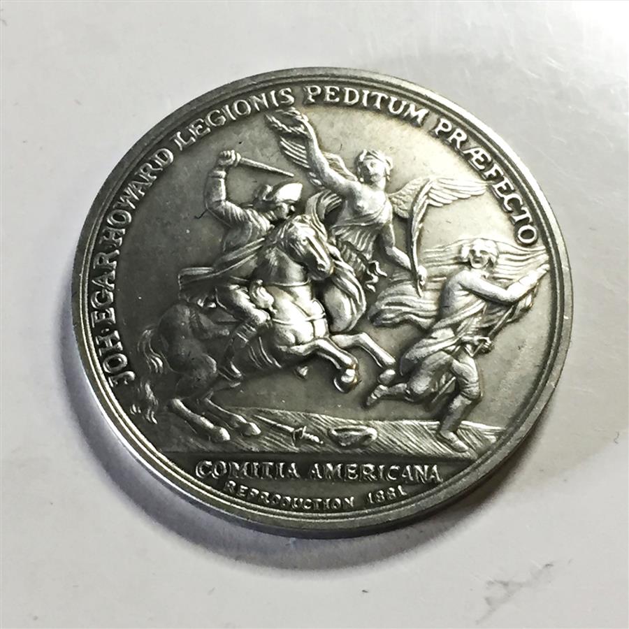 Medal Awarded to Lt. Col. John Eager Howard For Victory at Cowpens 1781 ...