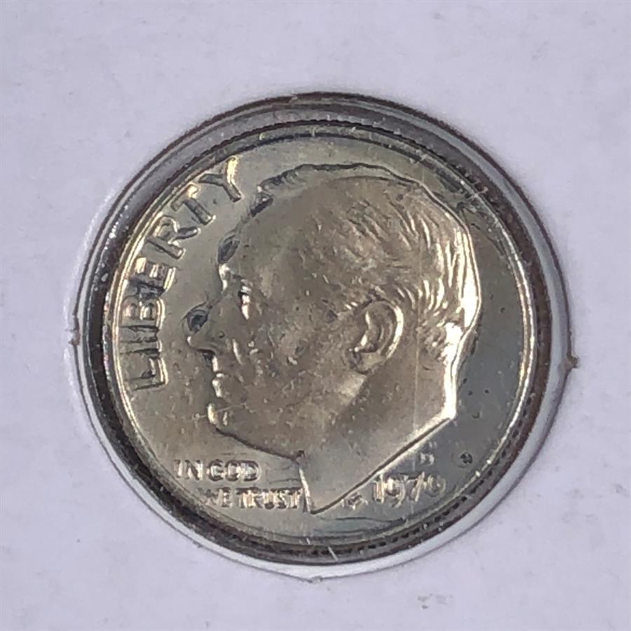 MINT ERROR*1970-D Roosevelt Dime*Double Die Reverse*High Grade ...