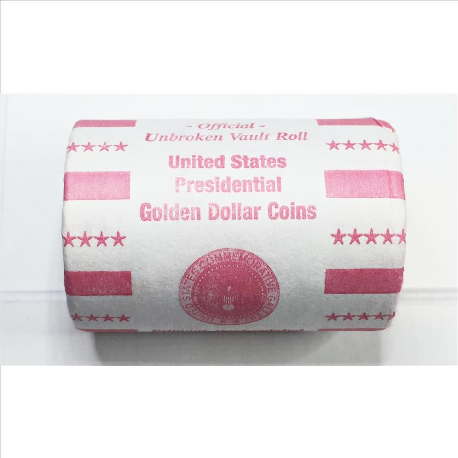 Official UNBROKEN Vault Roll of US Presidential Dollars*Thomas ...