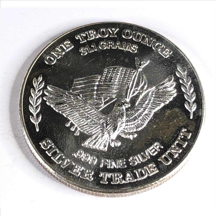 One Oz .999 Fine Silver Round*Silver Trade Unit*Minted From US ...