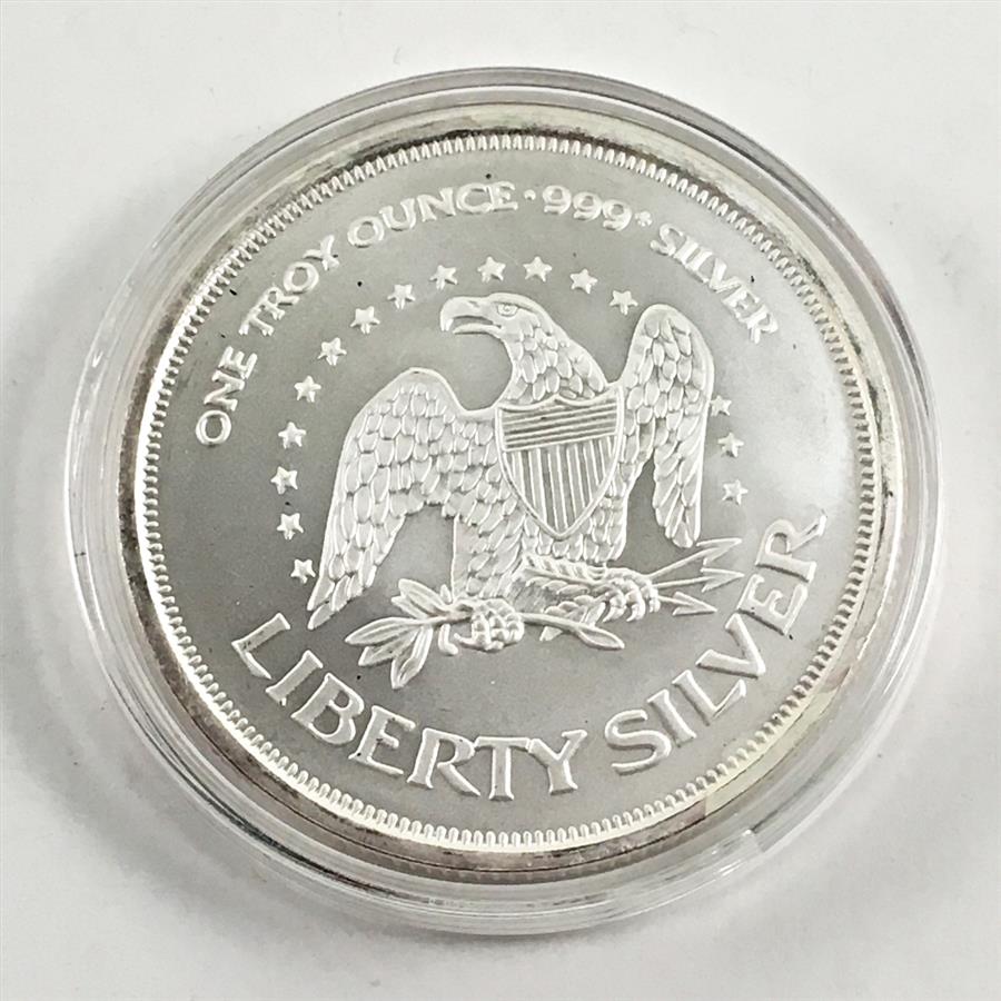 One Troy Ounce .999+ Fine Proof Silver*Liberty Silver*In Protective ...
