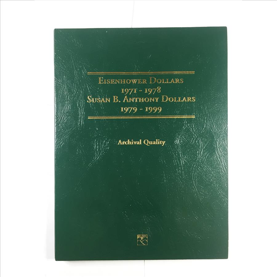Pre-owned Littleton Coins Album*Eisenhower and Susan B. Anthony Dollars ...