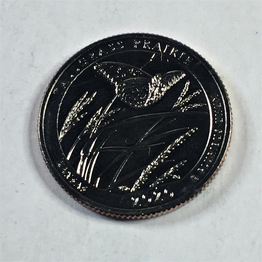 SCARCE MINT MARK*2020-W Tallgrass Prairie, Kansas Commemorative Quarter ...