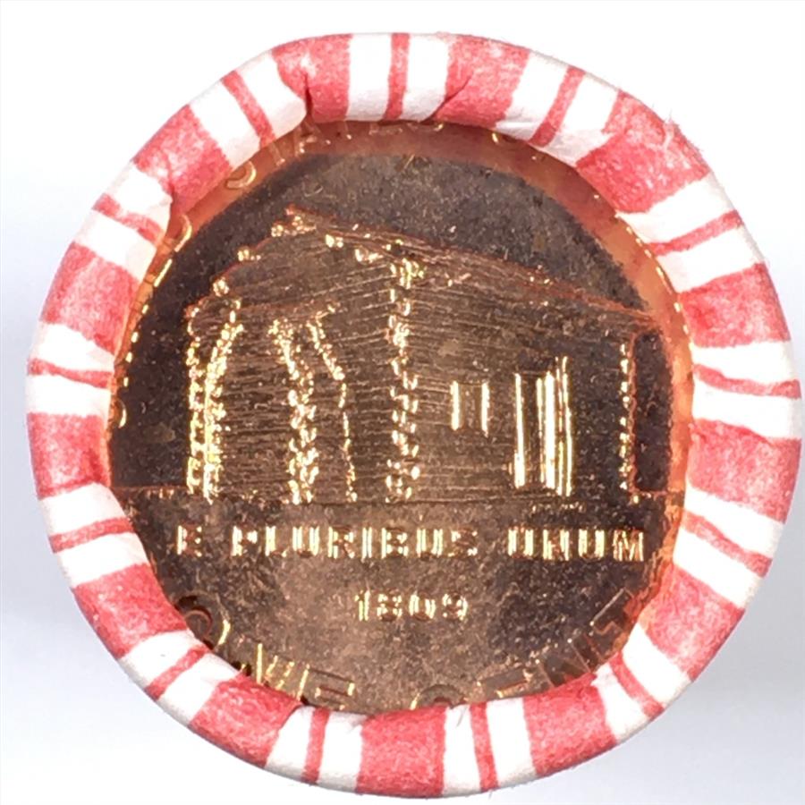 SEALED/UNOPENED 2009-P 50c Bank Roll of Lincoln Head LOG CABIN ...