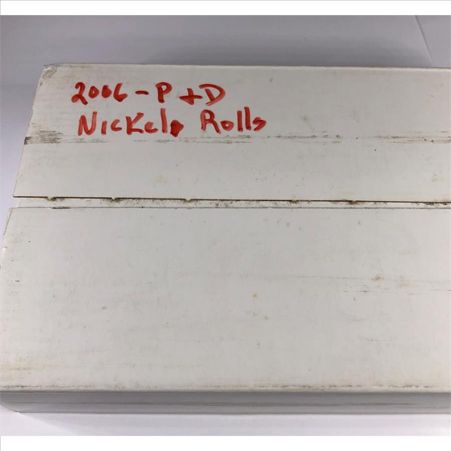 SEALED/UNOPENED US Mint Box of 1 Each 2006-P & D $2 Rolls of Return to ...