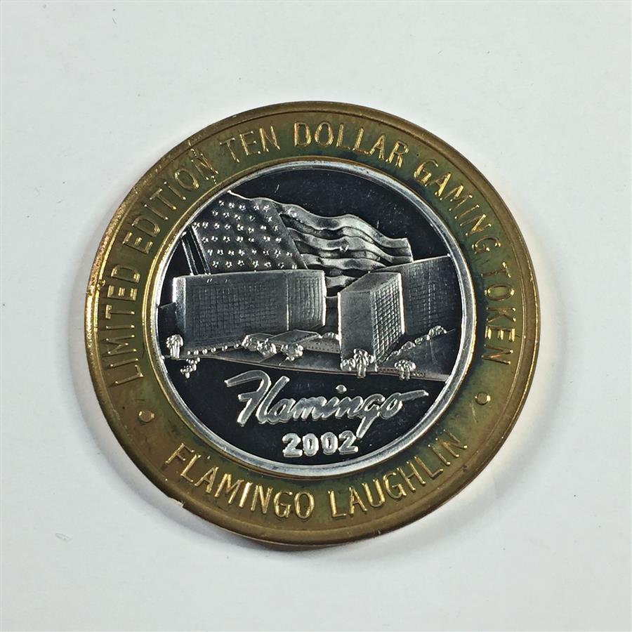 SILVER STRIKE*Flamingo Resort; Laughlin, NV $10 Proof Silver Gaming ...