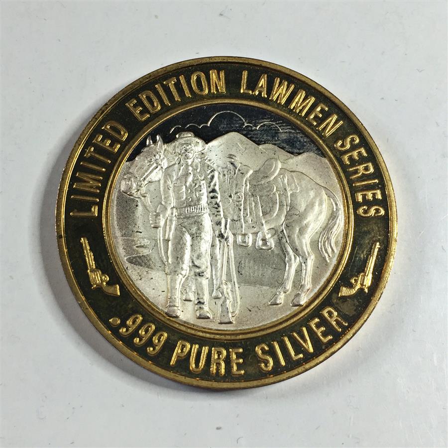 SILVER STRIKE*Lawmen Series-Wild Bill Hickock*.999 Fine Proof Silver ...