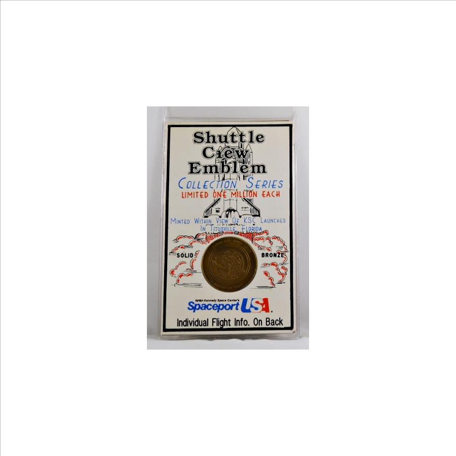Solid Bronze Medallion - Shuttle Crew Emblem - 51L - Challenger ...