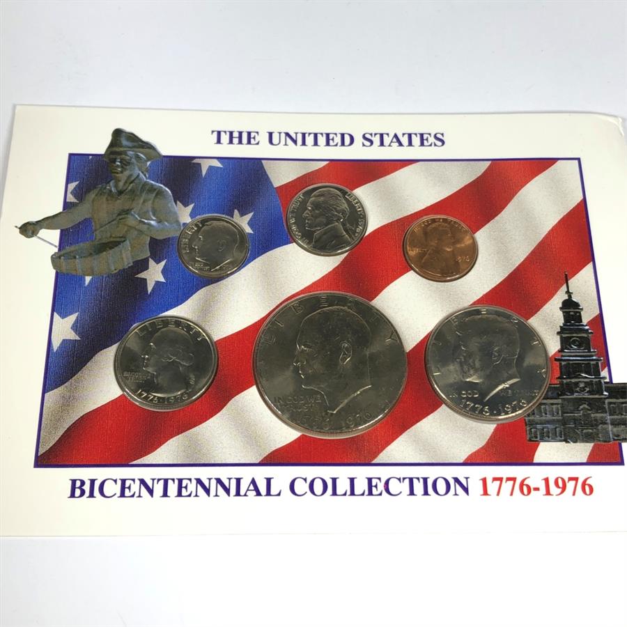 The US Bicentennial Collection We the People Uncirculated Year Set on ...