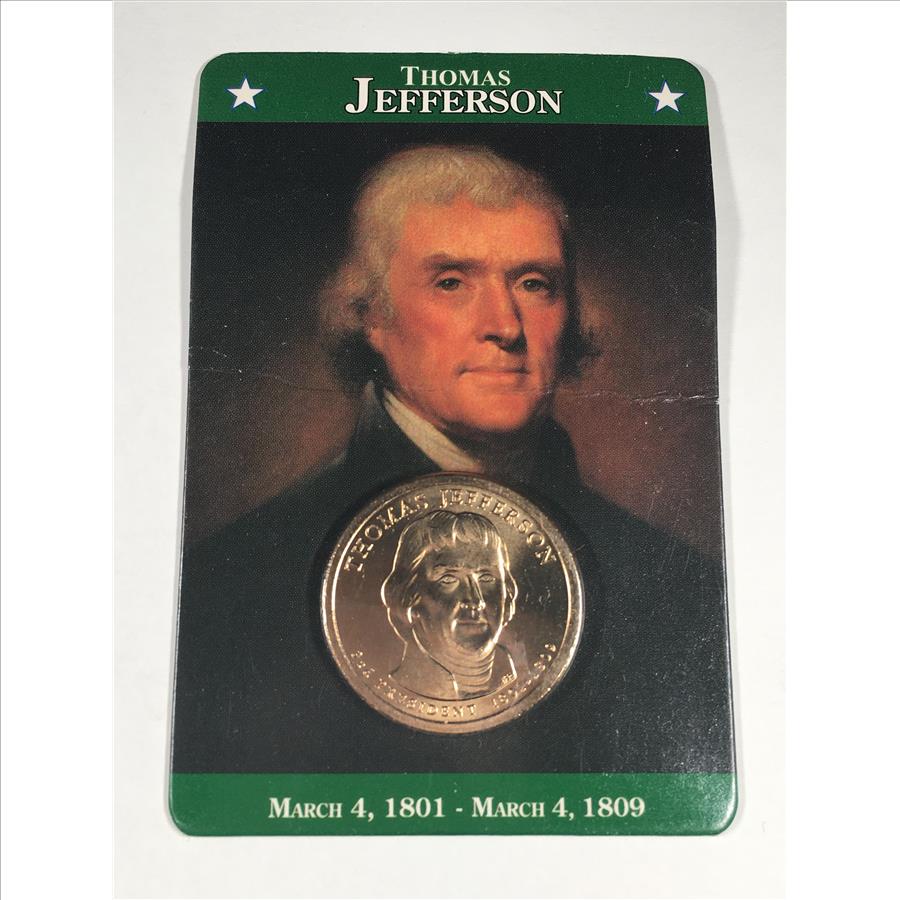 Thomas Jefferson Presidential Commemorative Dollar*Brilliant ...