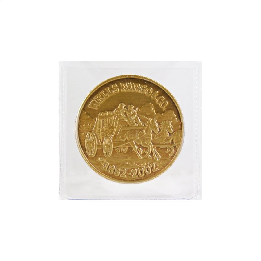Wells Fargo & Co. Bronze Medallion*1862-2002*150th Anniversary ...