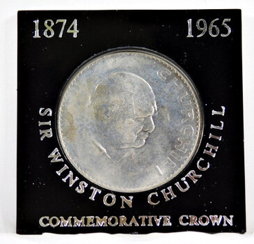 1965 Sir Winston Churchill Commemorative Crown - Uncirculated in Mint ...