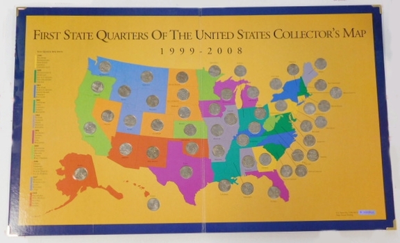1999-2008 Completely Filled First State Quarters of the United States ...