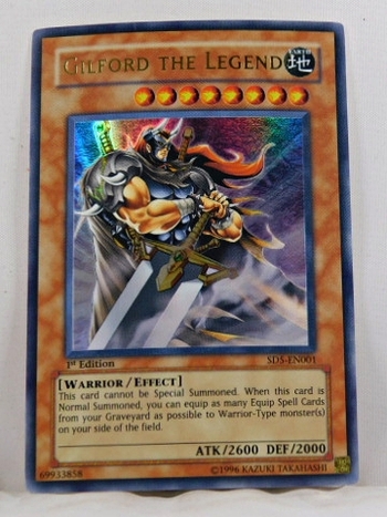 1st EDITION Gilford the Legend SD5-EN001 Konami Yu-Gi-Oh Trading Card ...