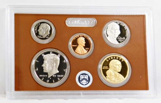 2012 United States Mint Proof Set - Regular Set, Quarters Set ...