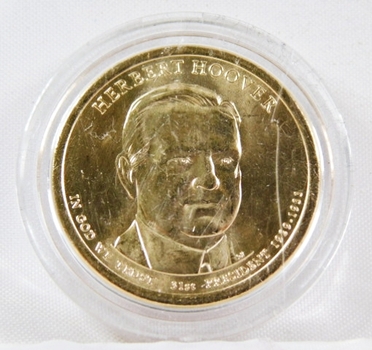 2014-P Uncirculated Herbert Hoover Commemorative Presidential Dollar*In ...