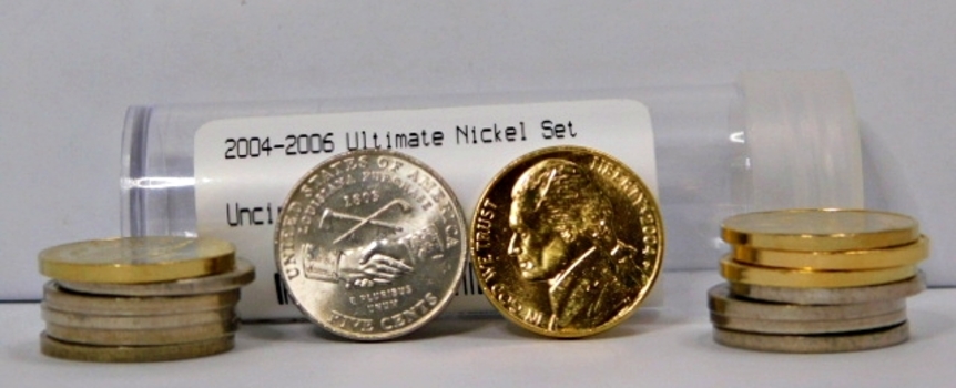 2004-2006 Ultimate Nickel Set - Some 24K Gold Plated - Uncirculated ...