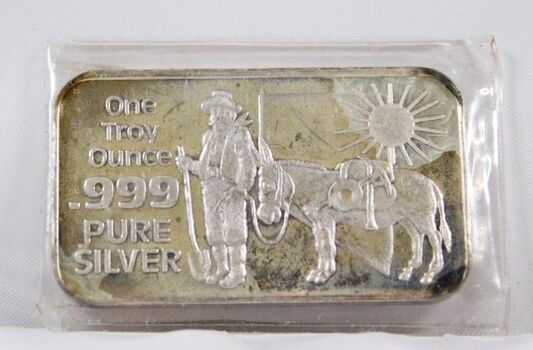 One Troy Ounce .999 Fine Silver Bar - Nevada; The Silver State - Nevada ...