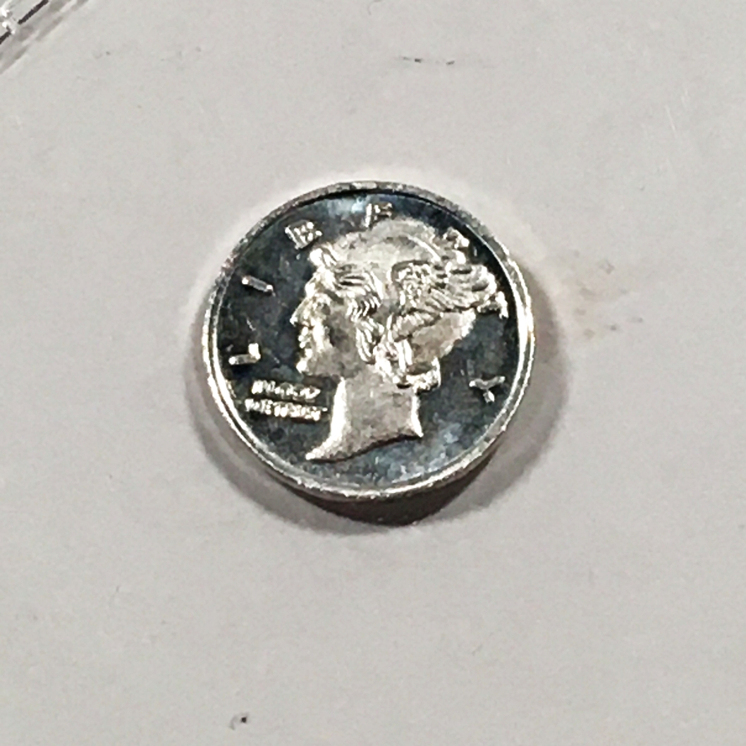 1 Gram .999 Fine Silver Bar*Mercury Head Design | Property Room