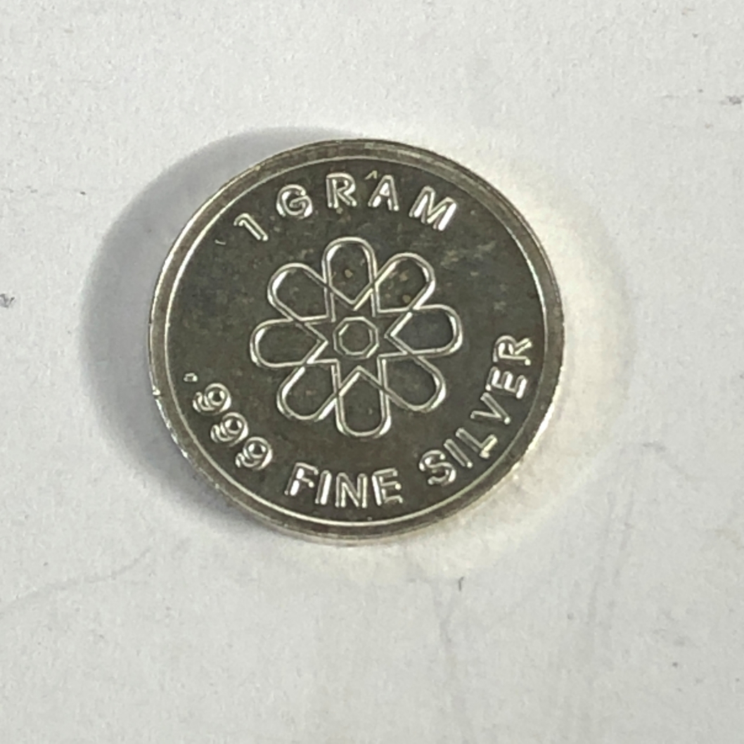 1 Gram .999 Fine Silver Round*Mercury Head Design | Property Room