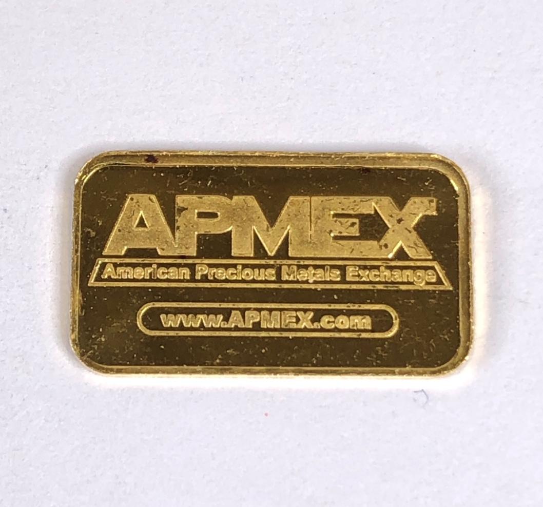 1 Gram .9999 Fine Gold Bar*APMEX | Property Room