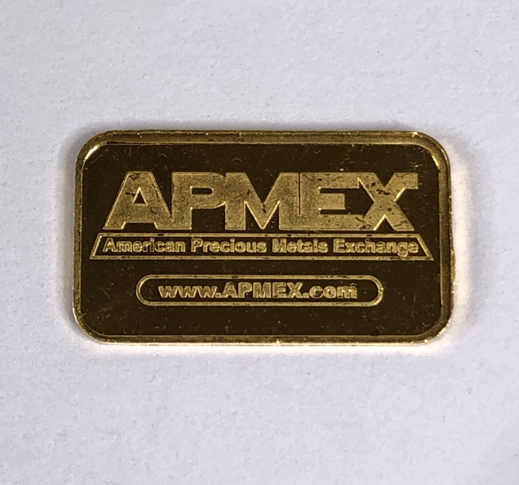 1 Gram .9999 Fine Gold Bar*APMEX | Property Room
