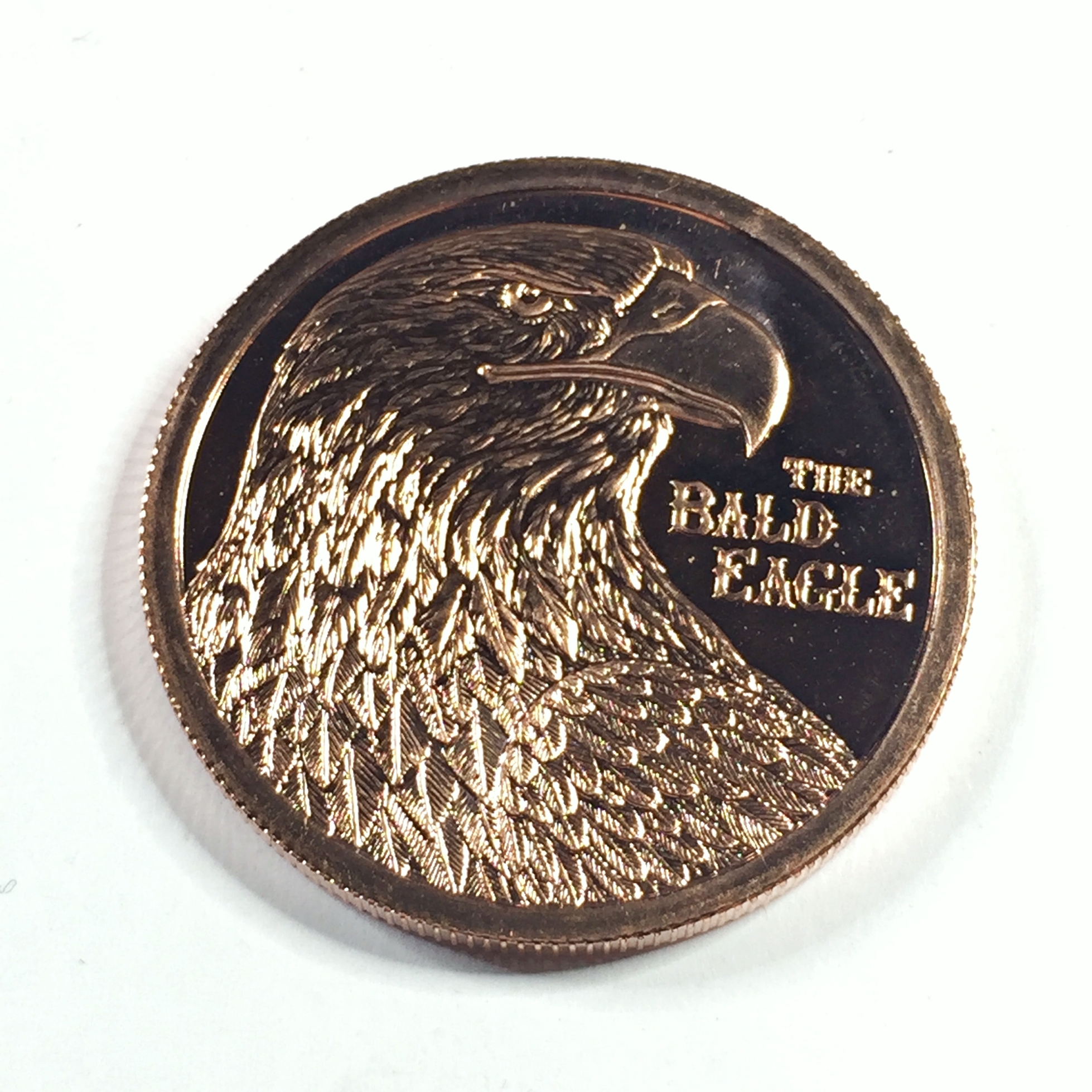1 Ounce .999 Proof Copper Round*The Bald Eagle | Property Room