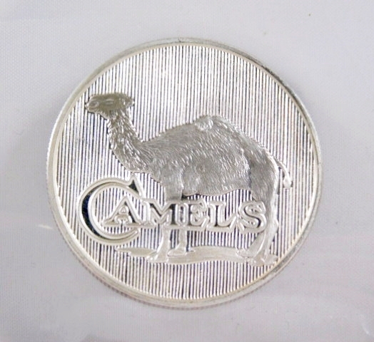 1 oz .999 Fine Silver Round - Camel Cigarettes - Vintage!! | Property Room