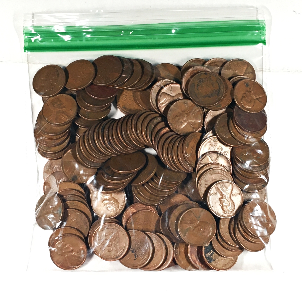 1 Pound Bag of Wheat Cents*Various Dates and Conditions*Some High Grade ...